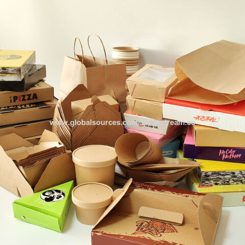 OEM all size takeaway disposable packaging fast food packaging with ...