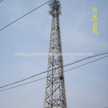 Buy Wholesale China Prefab Hot Dipped Galvanized Steel Communication ...