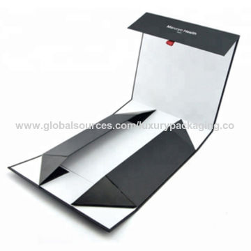 Black Rigid Foldable Gift Box - Buy China Wholesale Luxury Foldable ...