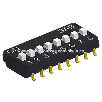 Buy Wholesale Taiwan Smd Low Profile Dip Switch, Box Type, Sealed ...