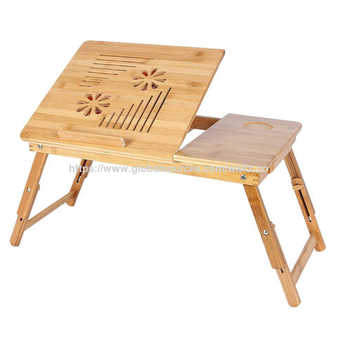 Buy Wholesale China 100% Bamboo Laptop Stands, Multifunctional Bed Tray ...