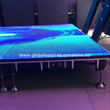 Full Color Interactive P4.81 Dance Floor Led Screen For Night Club ...