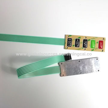 China Customized membrane keyboard with aluminum plate on Global ...