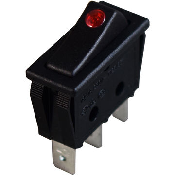 Taiwan Up to 20A/125V AC Single Pole Rocker Switch with 11 x 30mm ...