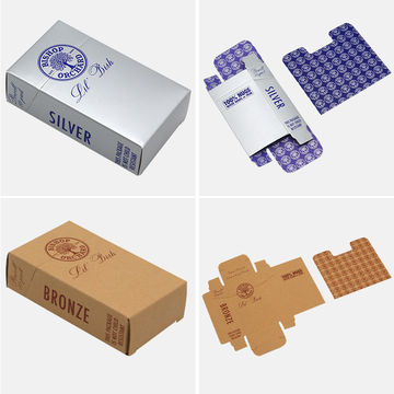 China Customized flatted recycled kraft Cigarette packaging smoke ...