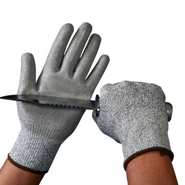China ANT5 PPE HPPE Liner EN388 Level 5 Cut Resistant Smooth Nitrile Coated Industrial Safety ...