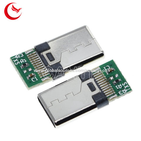 Buy Wholesale China Usb Pcb Board Connector 24 Pins Male Female Socket ...