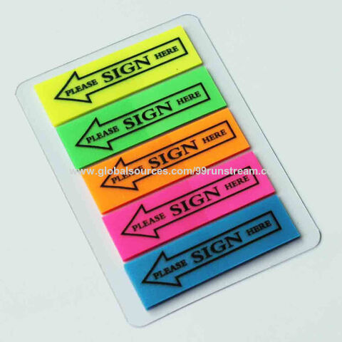 Buy Wholesale China Anysize Dic Cut Pet Film Sticky Notes With Printing ...