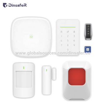 Buy Wholesale China Dinsafer ® Wifi+lan+gsm 4g Lte Alarm System, Smart ...