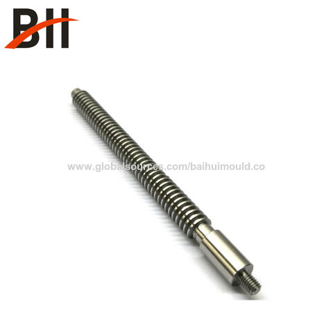CNC micro machining precision stainless steel lead screw, CNC machining ...