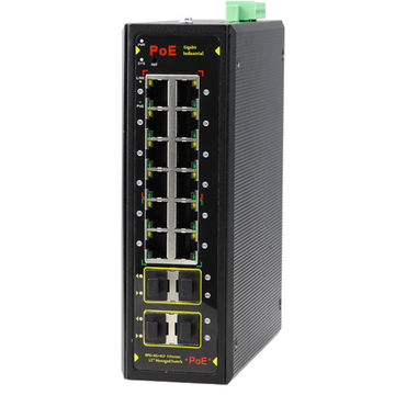 Buy Wholesale China 16-port Full Gigabit Managed Industrial Poe Switch ...