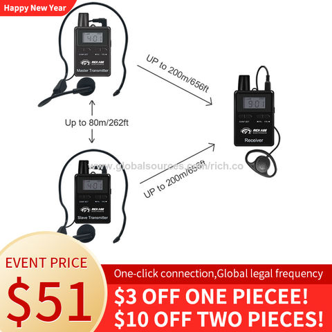 Buy Wholesale China 2.4ghz Handheld Portable Wireless Audio Tour Guide ...