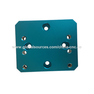 CNC Machined Parts Aluminum Square Flanges Plate Milling Custom ...
