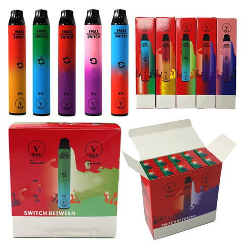 China 1800puffs V Max Switch vape pen Vmax switch prefilled disposable ...