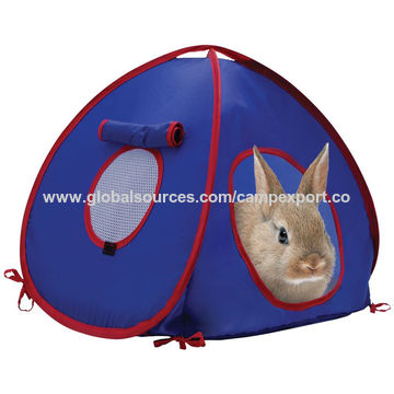 Pop Up Rabbit House Outdoor Camping Pet Tent For Deck Porch Yard ...