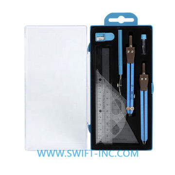 China School stationery student 9pcs geometry box Math Sets on Global ...