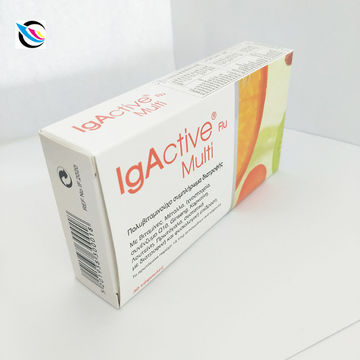 Factory supply White Cardboard Paper Foldable Food Grade Drug Package ...