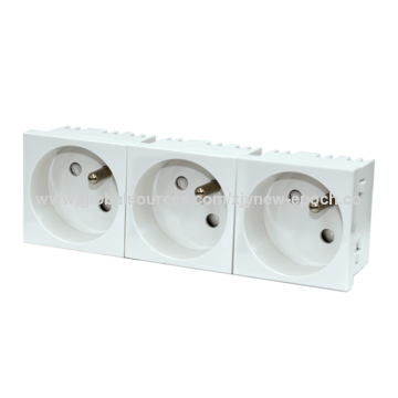 Buy Wholesale China French Wall Outlet 3 Ports Tamper Resistant 250v ...
