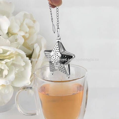 Buy Wholesale China Portable Stainless Steel Star Tea Infuser Strainer ...