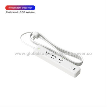 Smart Power Strip WiFi Power Extension Cord 4 USB Charging Ports Smart ...