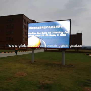 Buy Wholesale China Street Remote Control Smart Light Pole Led Sign P4 ...