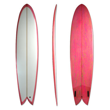 Taiwan Angry Sardine Surfboards with Glossy Epoxy Finishes and Twin ...