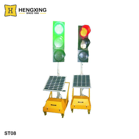 Solar Powered Crossing Red Green Yellow Temporary Remote Control ...