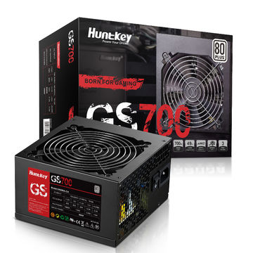 Huntkey GS Series PC Power Supply, GS700, 600 Watt, Active PFC, 80 ...