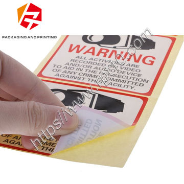 Custom Clean Sanitary Protection Transparent PVC Label Sticker Adhesive ...