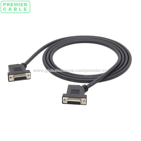 Premier Cable 45 degree Angle PU Cover High Flex DB26 male to DB26 ...