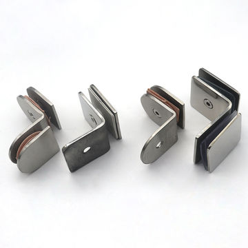 Buy Wholesale China Bathroom No Holes 90° Degree Glass Shower Clamps ...