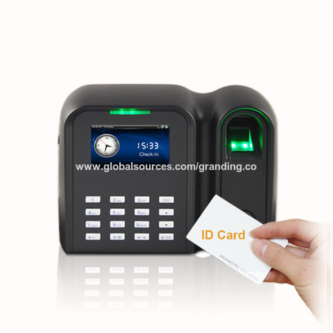 Buy Wholesale China Biometric Fingerprint Time Attendance Device With ...