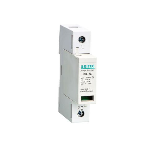 China Ac power supply Class C surge protection device SPD 275v 1P 70kA ...