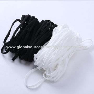 Buy Wholesale China 3mm-6mm Flat Or Round Elastic Earloop For Mask ...