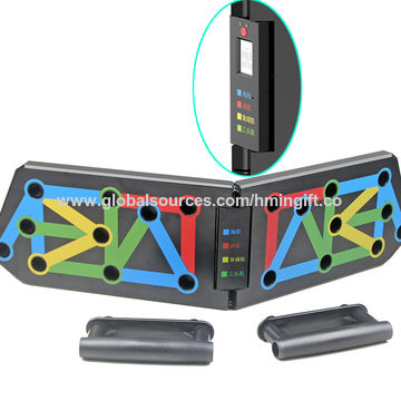 Digital Counting Foldable Push Up Board System Strength Training For ...