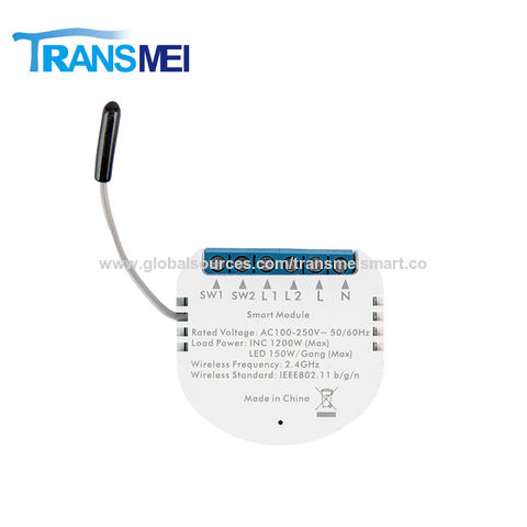 Buy Wholesale China Wifi Smart Switch Module 2 Gang 3 Way Smart Switch ...