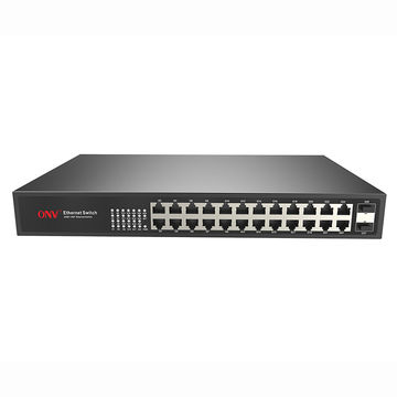 High performance 26 port Gigabit Ethernet Fiber Switch for security ...