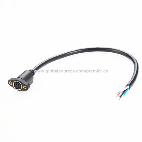 Buy Wholesale China Dc 4 Position Din Kpjx-pm-4s-s Panel Mount Cable ...