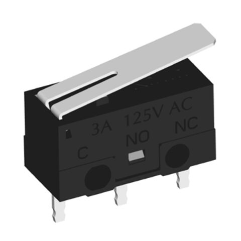 Kailh 3A/125V High-current Micro Switch with Lever for Computers and ...