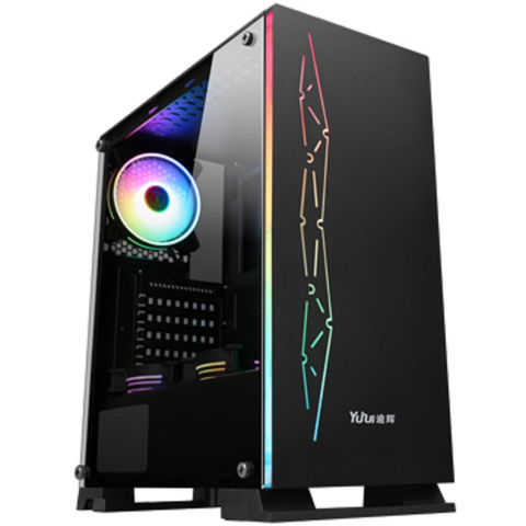 SAMA elegant computer case model ARGB pc case gaming with tempered ...