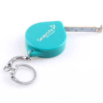 Custom logo printing tape measure keychain Min key tools with metal ...