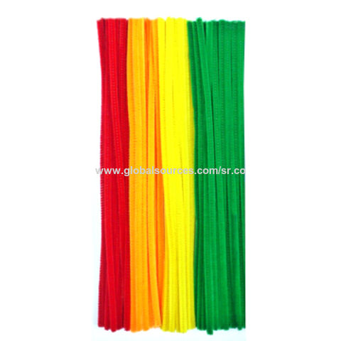 Chenille stem for craft tools, various colors, shapes and sizes are ...