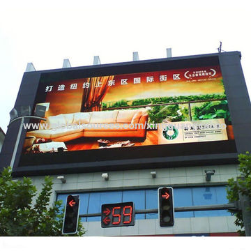 China Low power LED signage P8 big led video wall screen SMD3535 LED ...