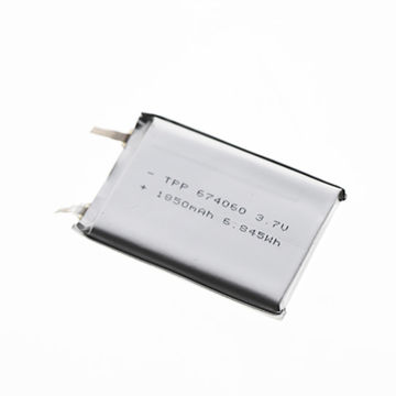 Buy Wholesale China 3.7v 1850mah 674060 Lithium Polymer Li-po ...