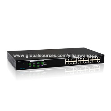 China 24 Ports 10/100/1000M Unmanaged Gigabit Ethernet Switch Home ...
