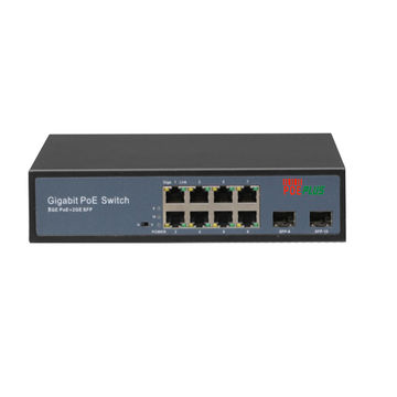 L2 Full managed 8 ports switch with 2 SFP fiber ports RING network ...