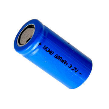 Small Lithium Battery 16340 3.7v 600mah Rechargeable Flashlight Battery ...