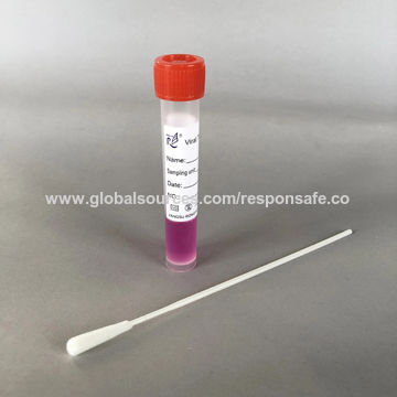 Flocking swab matching sampling tube for nucleic acid detection plastic ...