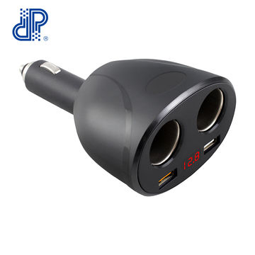 Buy Wholesale China Twin Car Socket Splitter Adapter With Qc 3.0 Usb ...