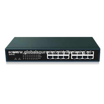 Network Switch 16 ports 10/100M Web Managed Ethernet Switch home switch ...